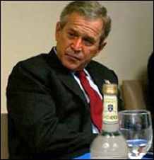Spoof news: President George Bush Drinking Again!